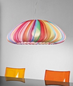 Colorful Fabric Pendant Lamp, Muse of Axo Light | In Seven Colors ...